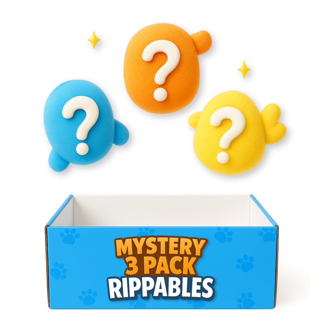 Rippables Mystery 3 Pack – Durable Plush Surprise Dog Toys