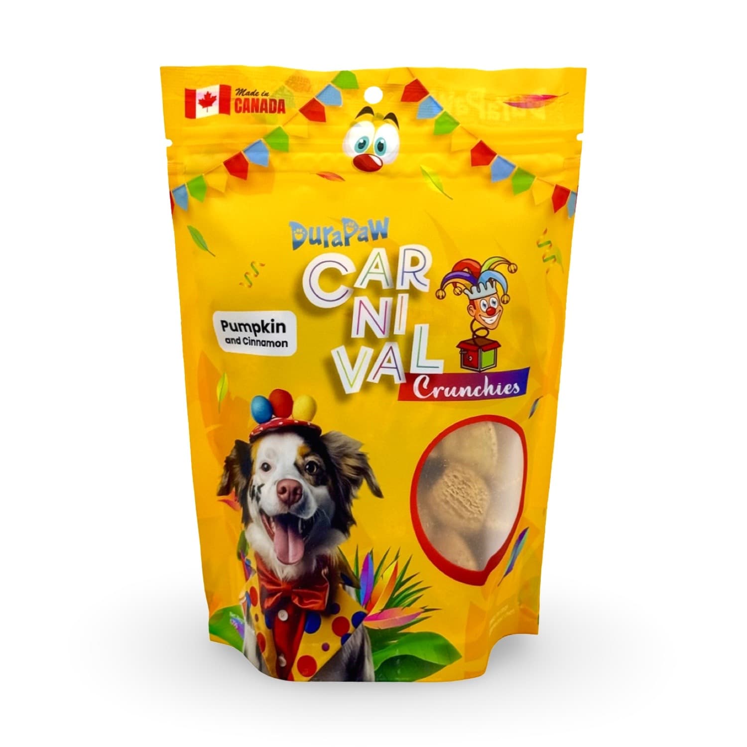 DuraPaw Carnival Crunchies Pumpkin Cinnamon Dog Treats