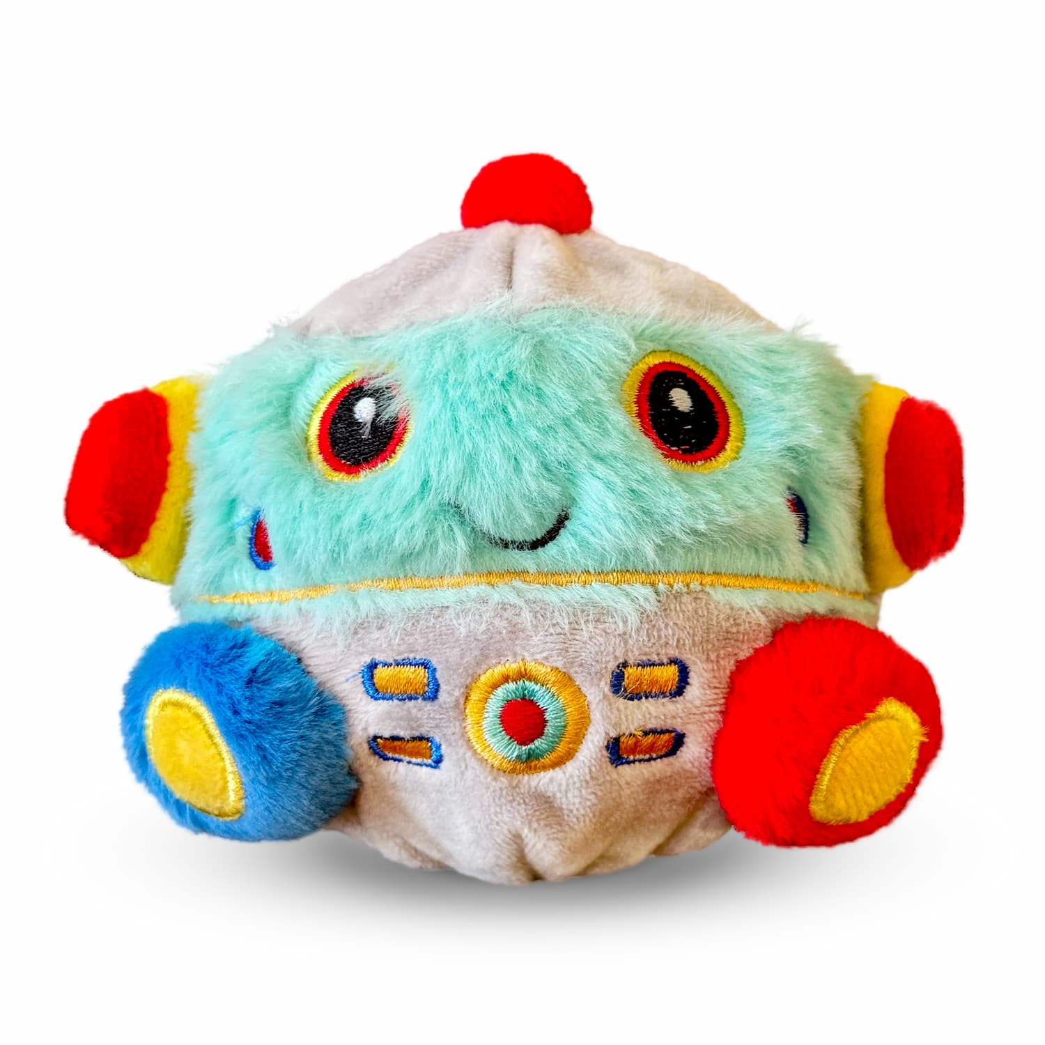 PUP-AI Rippable Dog Toy – 2 in 1 Plush & Rubber for Tough Chewers