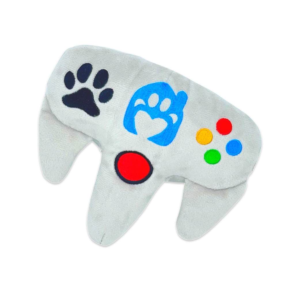 DuraPaw Exclusive Game Controller | Plush Dog Toy Treat Dispenser