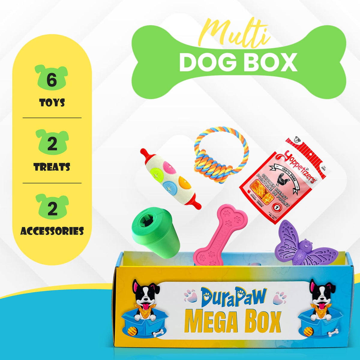 12 Month Plan - Multi Dog Subscription Box for Multiple Dogs